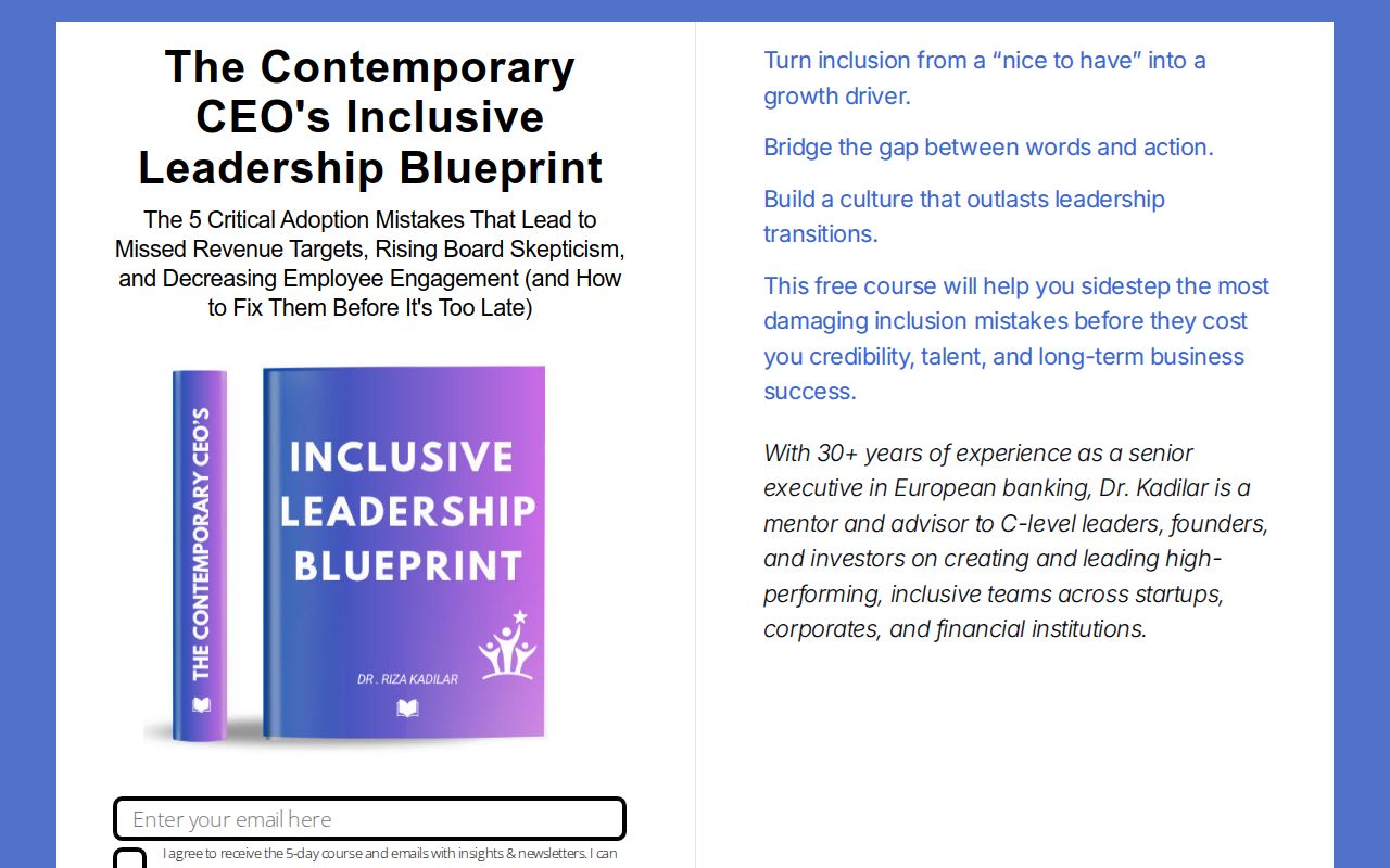 Contemporary Leadership Blueprint